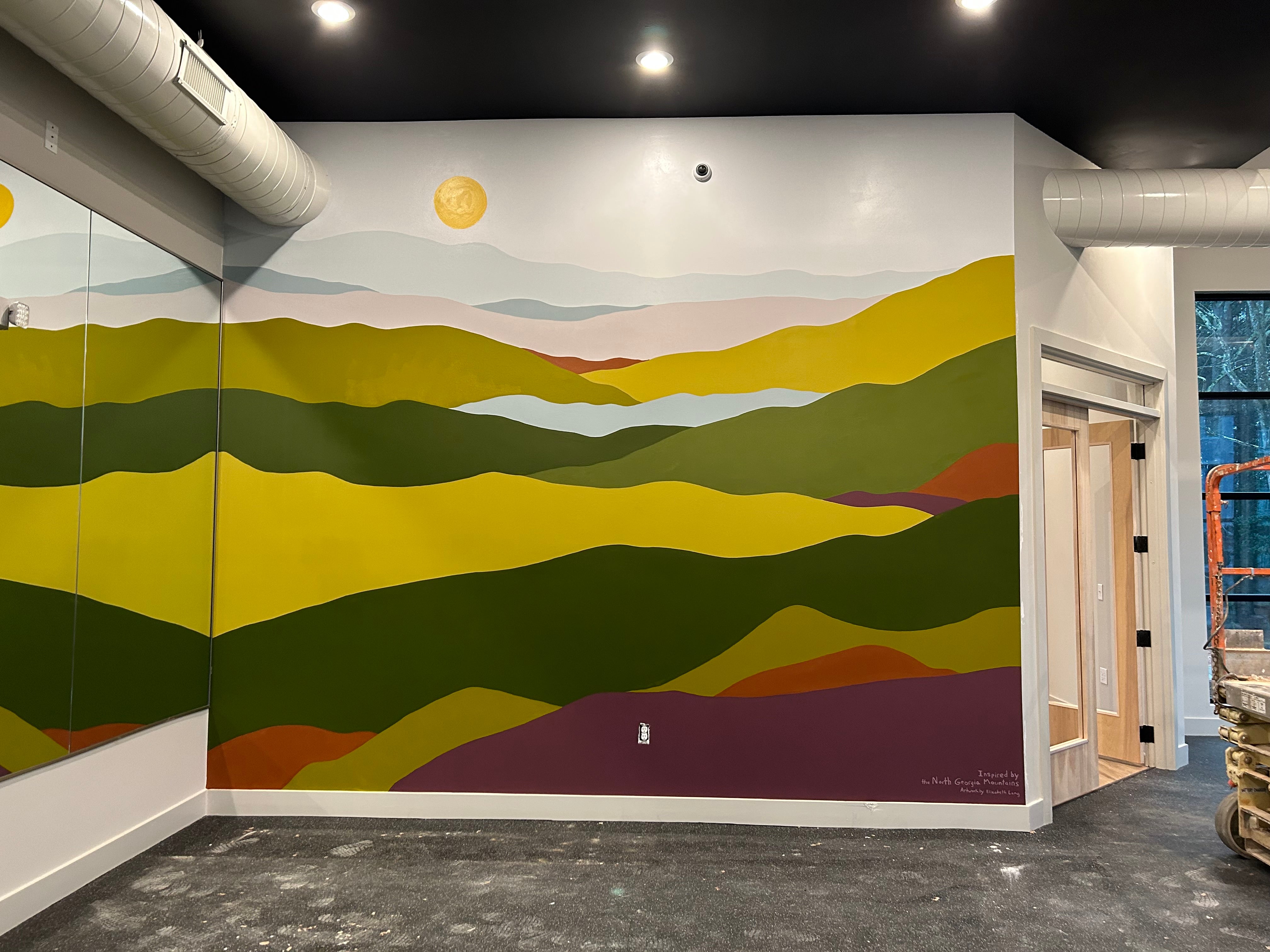 My Latest Mural Inspired by the Mountains – Between the Evergreens Art ...