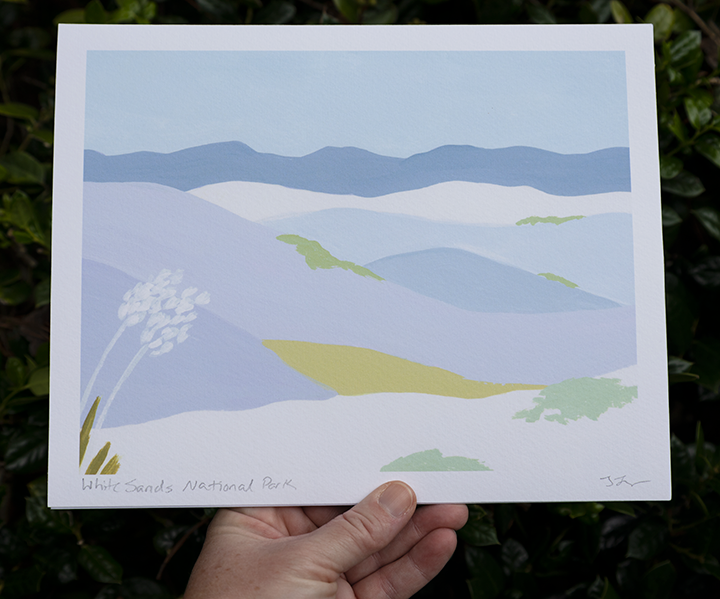 White Sands National Park Print – Between the Evergreens Art by ...